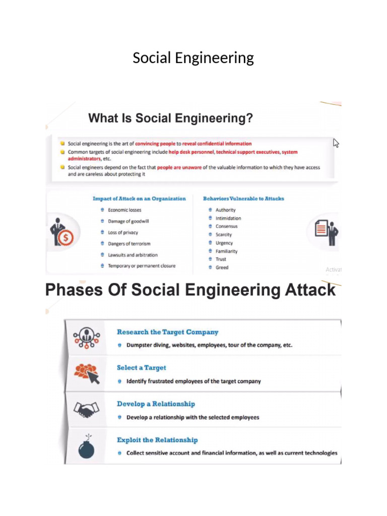 Social Engineering | PDF