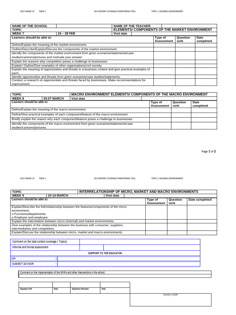 Grade 10 Business Environment Guide | PDF | Business | Human Communication
