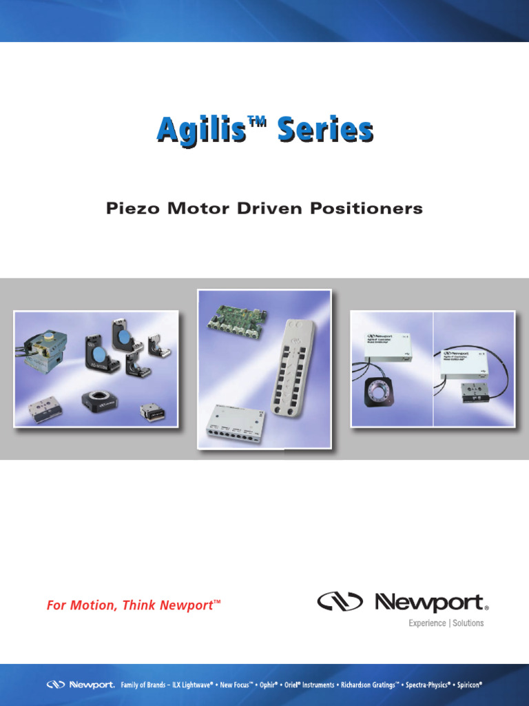 Agilis-Brochure | PDF | Piezoelectricity | Mechanical Engineering