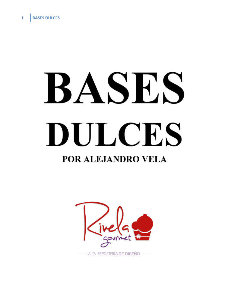 Bases de Pastelería: Tipos de Pastas | PDF | Panes | Cocinando