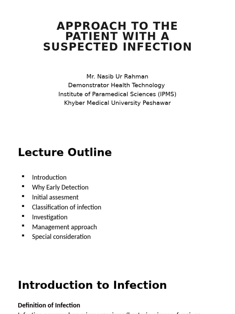 Infection Assessment and Management Guide | PDF | Infection | Sepsis