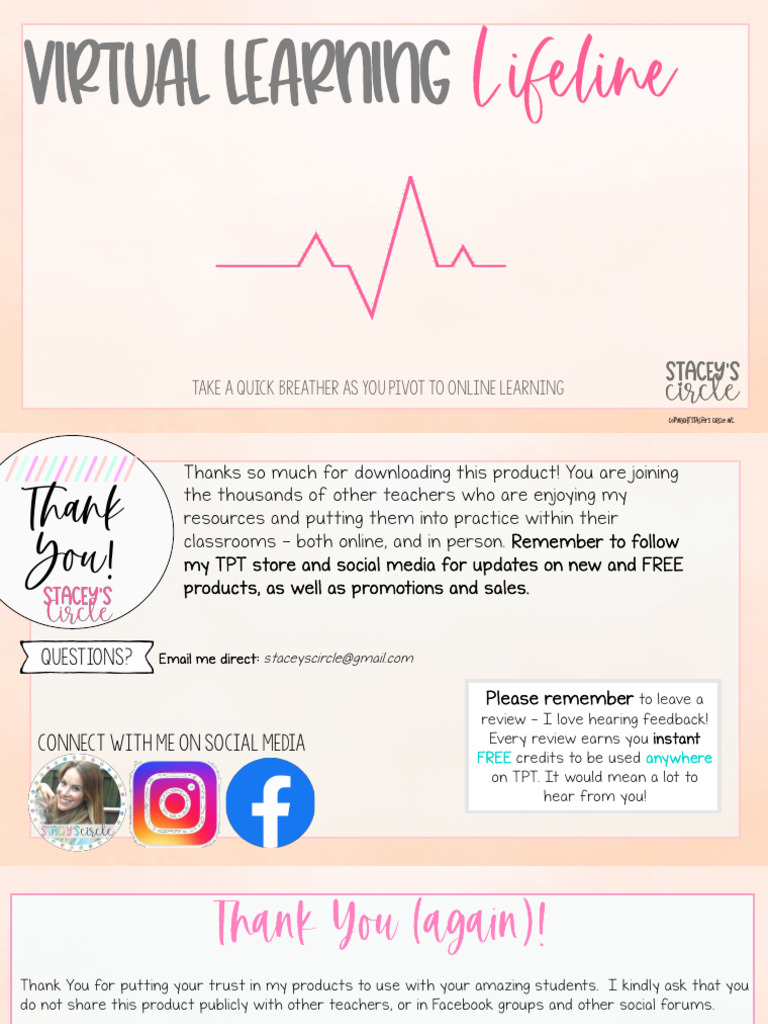 Virtual Learning: Lifeline | PDF | Learning