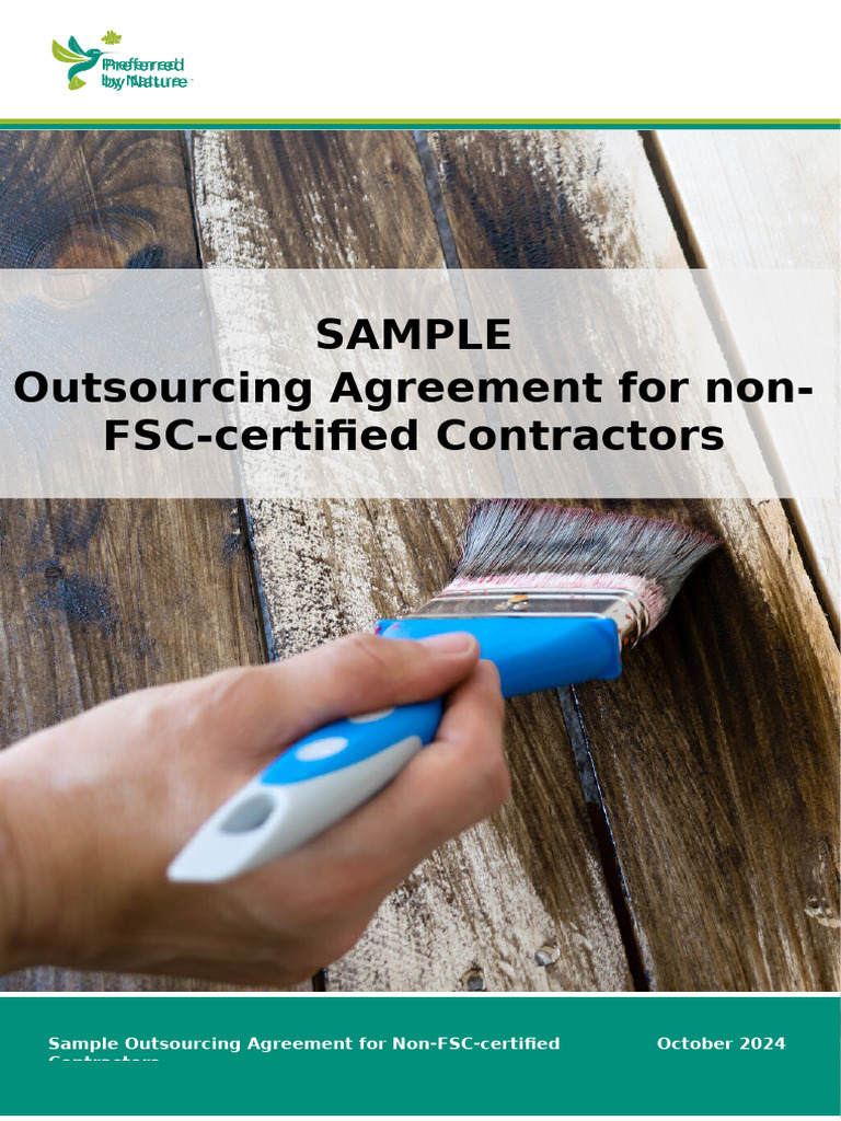 Sample+Outsourcing+Agreement+for+Non FSC Certified+Contactors+1Oct24 ...
