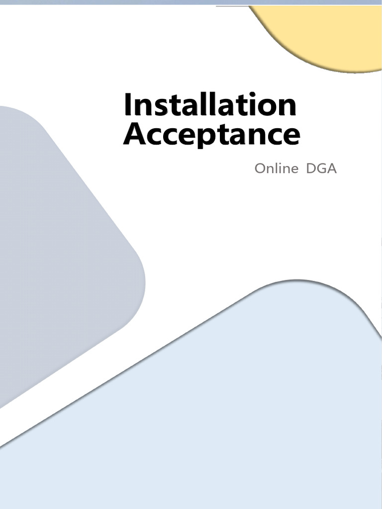 Online DGA System Installation Guide | PDF | Pipe (Fluid Conveyance ...