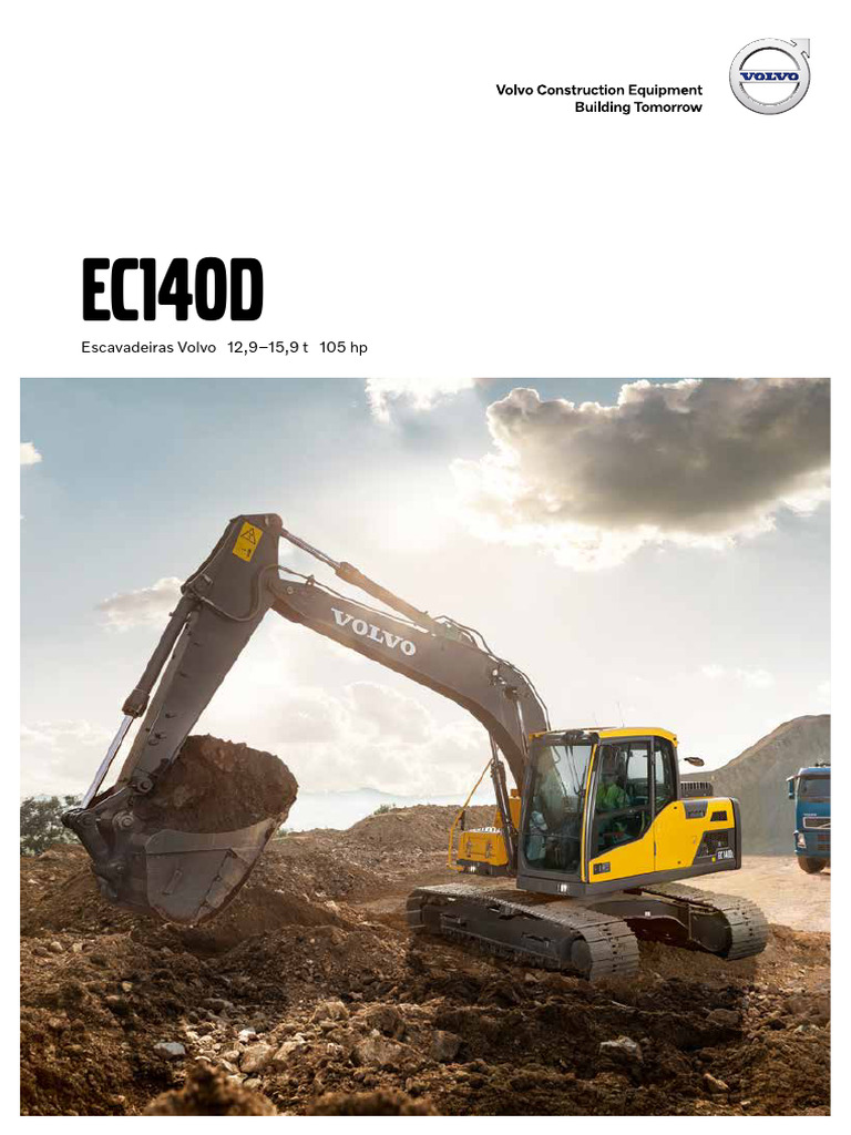 Escavadeira Volvo EC140D: Desempenho e Eficiência | PDF | Motores ...