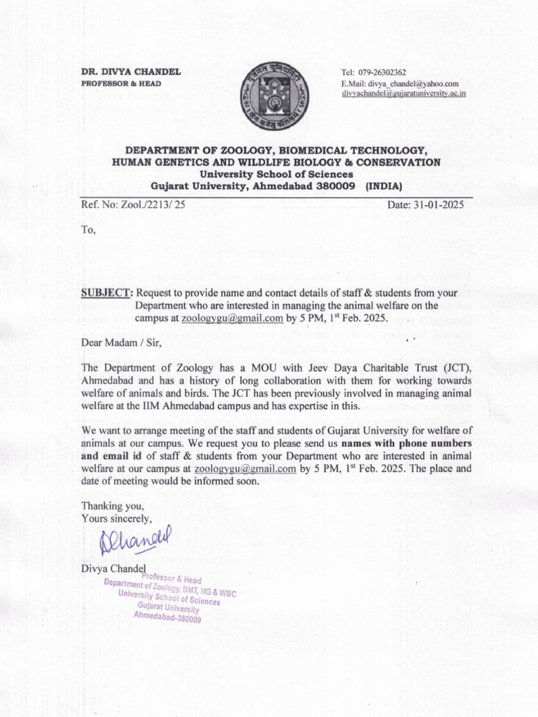 Animal Welfare Notice | PDF