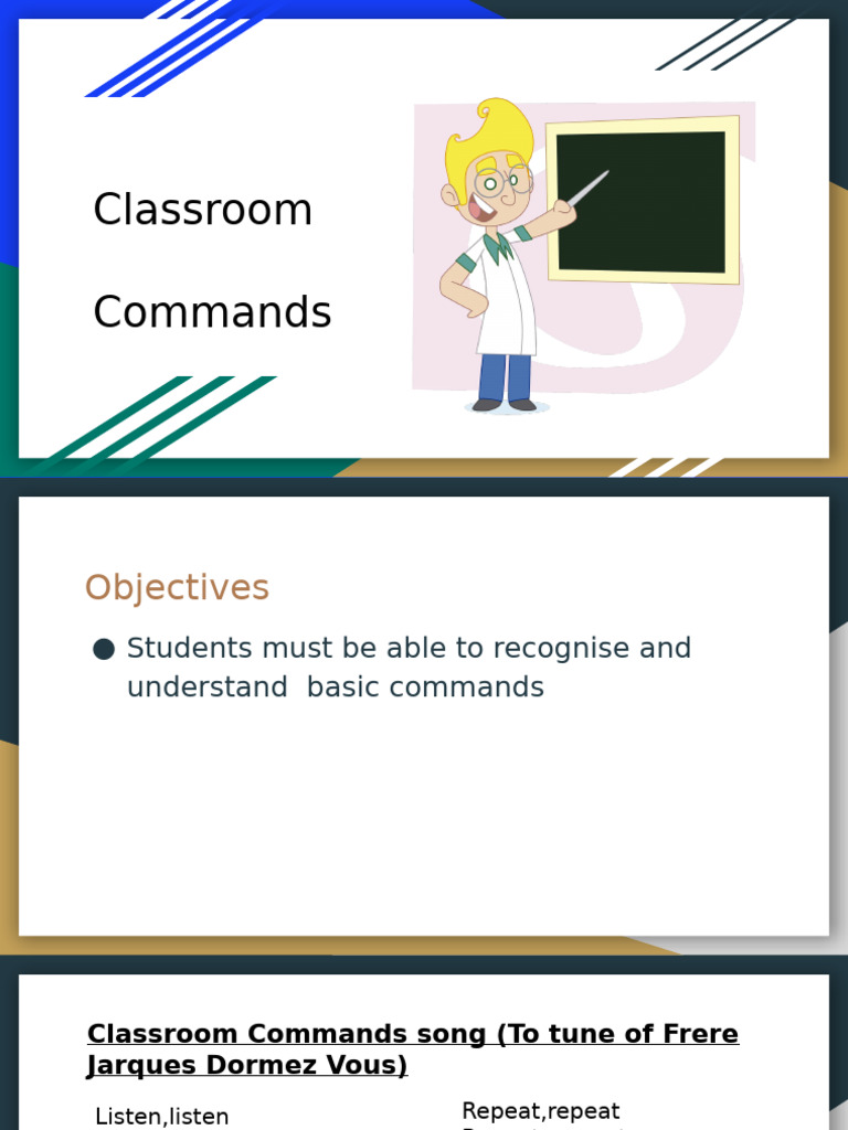 Classroom Commands For Kids Activities With Music Songs Nursery Rhymes ...