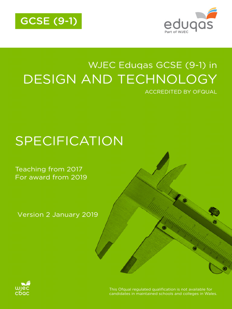 Gcse Design and Technology Specification | PDF | Energy Development ...