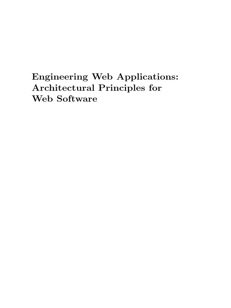 Engineering_Web_Applications_Architectur | PDF | World Wide Web ...