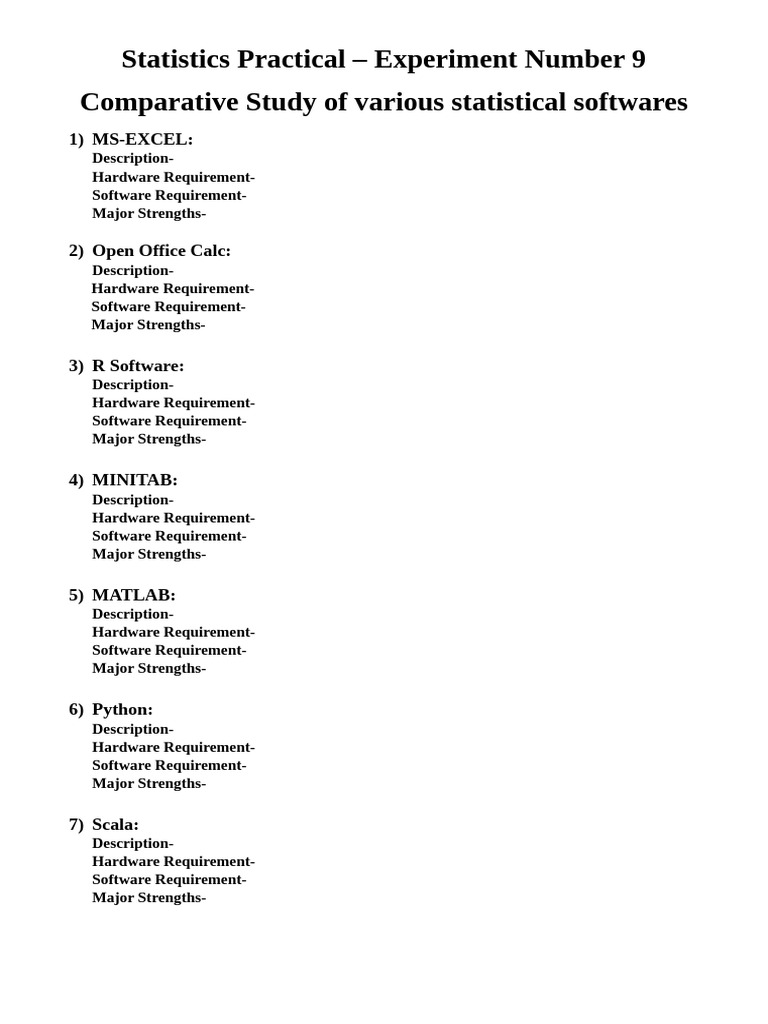 Statistics Practical No 9 | PDF