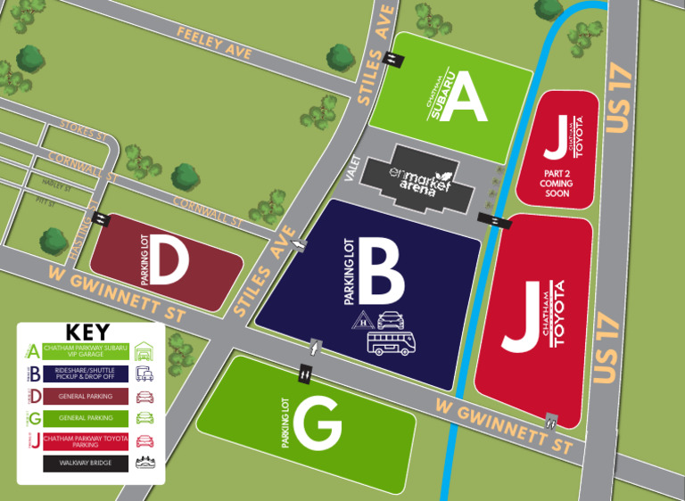 ENMARKET ARENA Parking Map | PDF