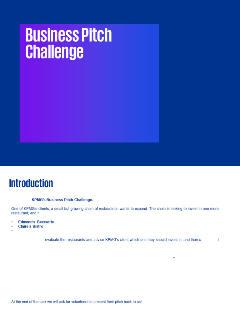 Business Pitch Challenge - Student Handout-2 | PDF | Limited Liability ...
