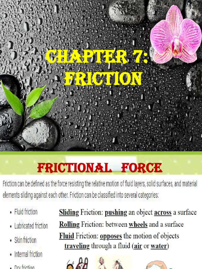 Class11-Chapter7 - Friction | PDF