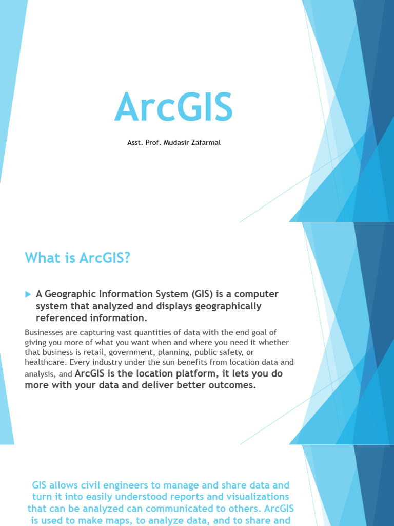 ArcGIS | PDF | Arc Gis | Geographic Information System