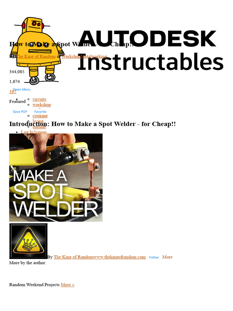 How To Make A Spot Welder - For Cheap!!: 11 Steps (With Pictures ...