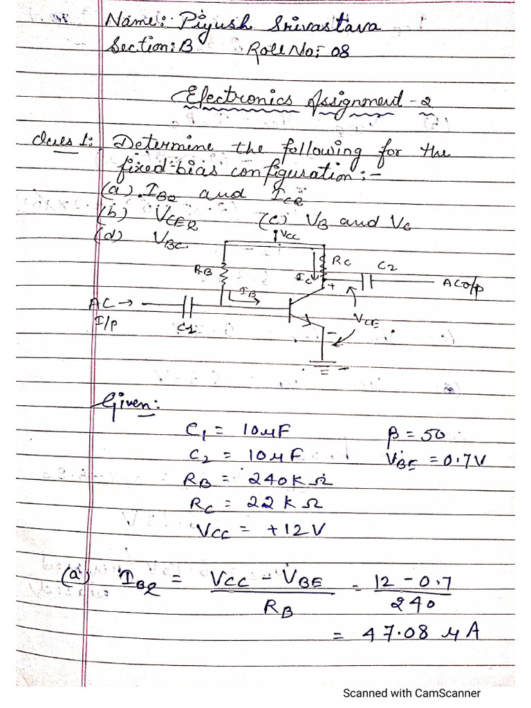 BJT Assignment | PDF