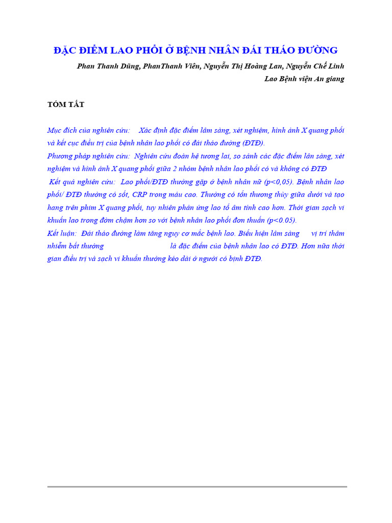 k2 Attachments Dac Diem Lao Phoi BN Dai Thao Duong | PDF