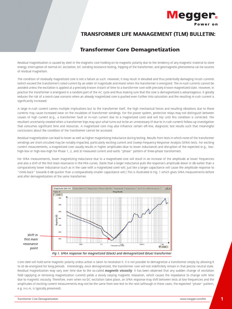 Transformer Core Demagnetisation | PDF | Transformer | Inductance