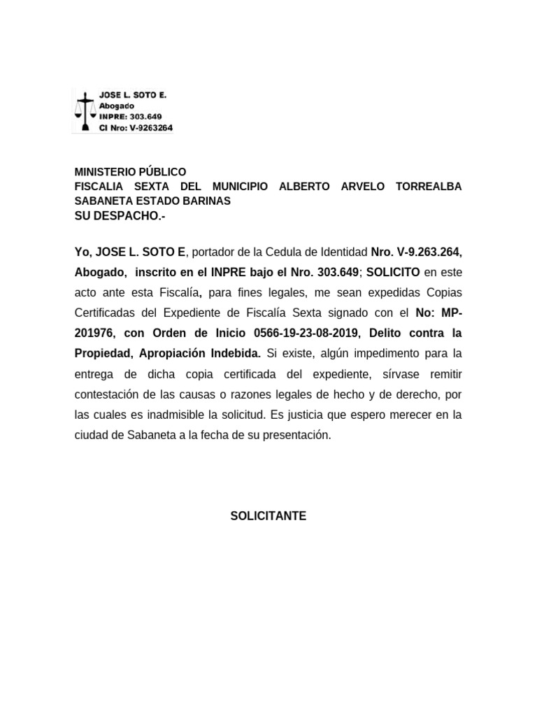 CONSIGNACION DE CORREO Y TLF | PDF