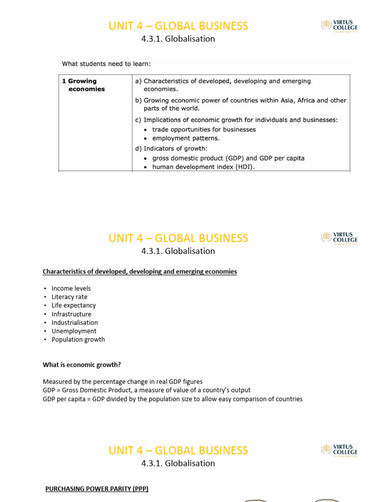 Global Business Emerging Economies | PDF | Gross Domestic Product ...