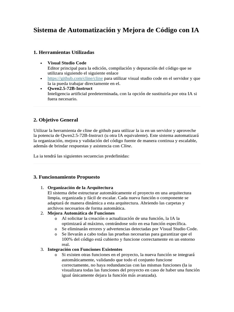 Automatización de Código con IA en VS Code | PDF | Inteligencia ...