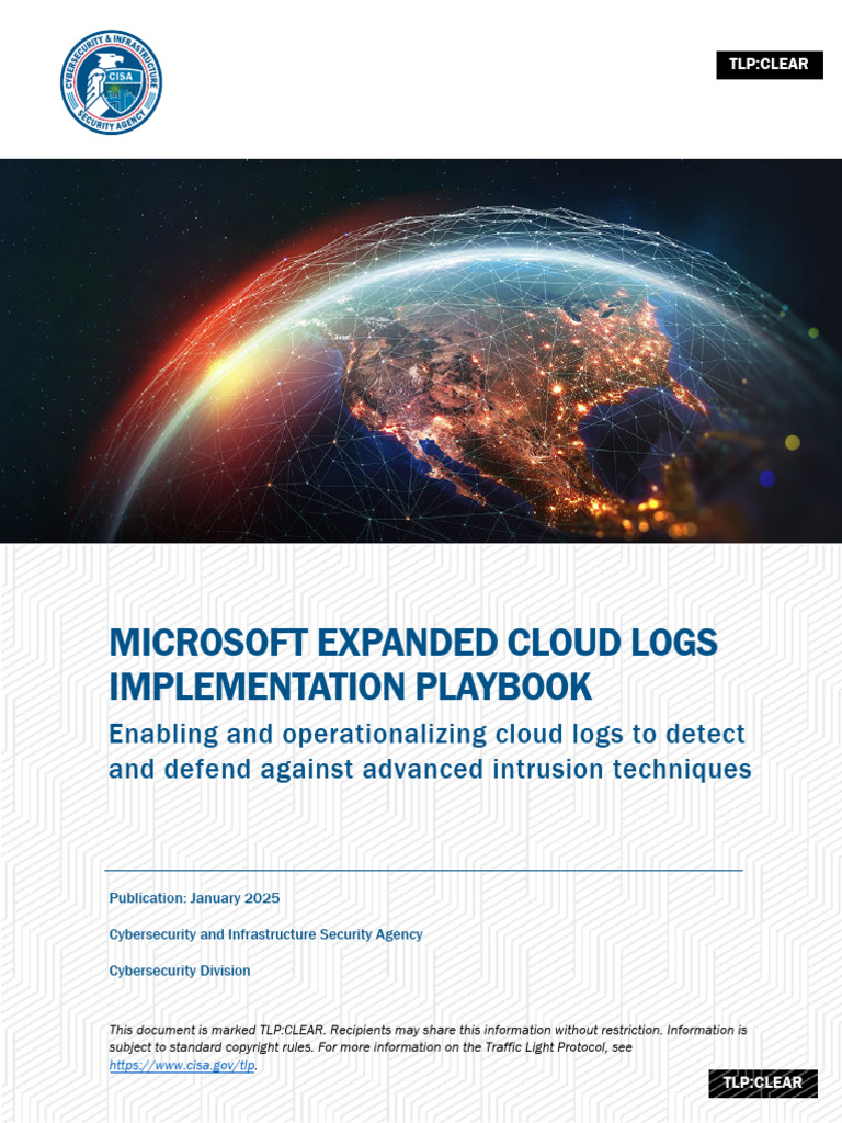 Microsoft Expanded Cloud Logs Implementation Playbook 1737920644 | PDF | Microsoft Outlook ...