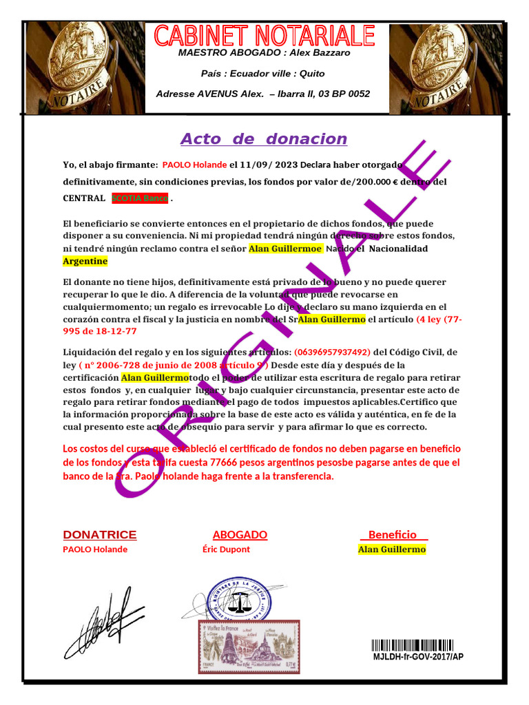 Acte de Do | PDF