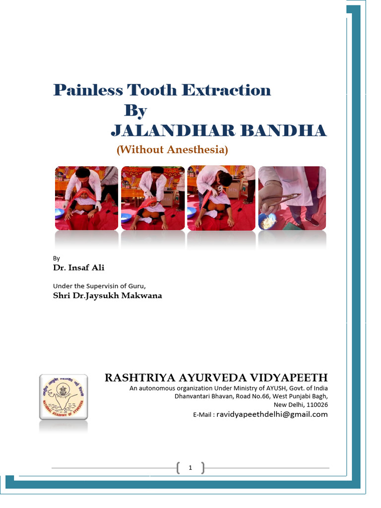 Painless Tooth Extraction by DR Insaf Ali | PDF | Tooth | Dentin
