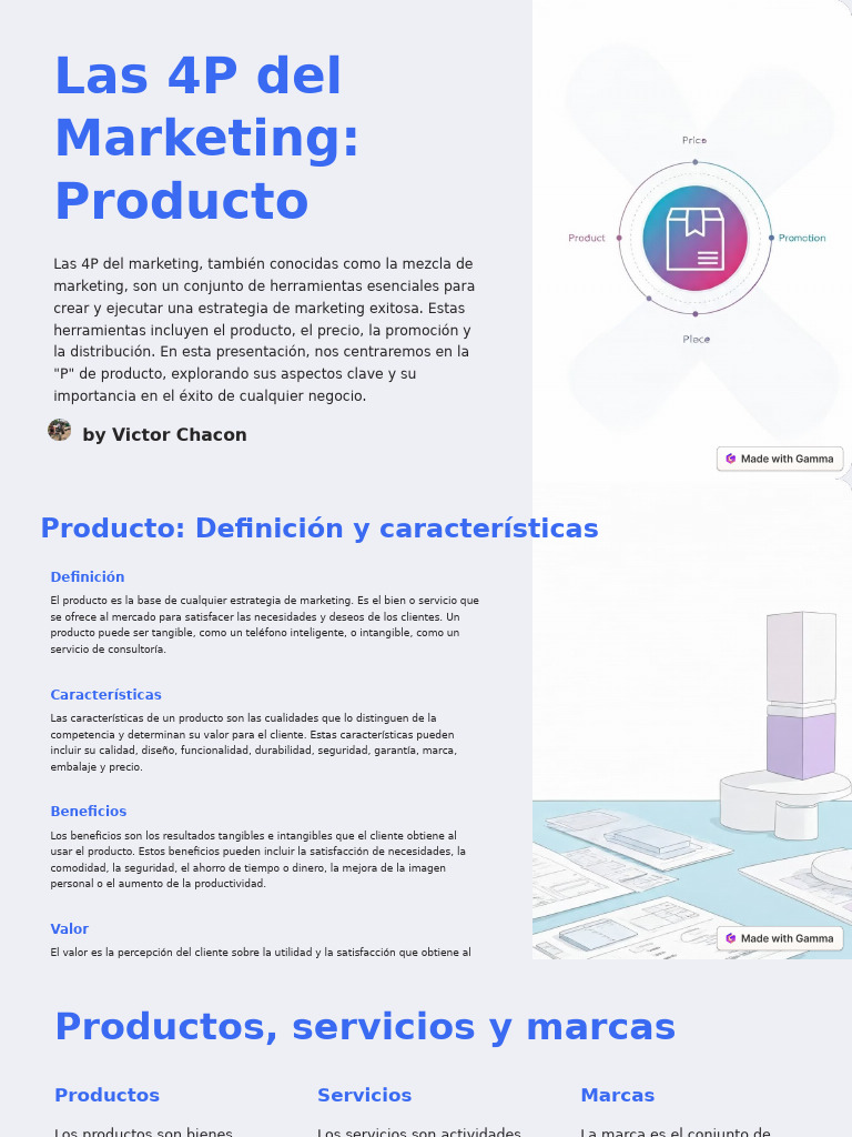 Las-4P-del-Marketing-Producto | PDF | Marketing | Producto (Negocio)