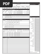 Pathfinder 1 Character Sheet | PDF