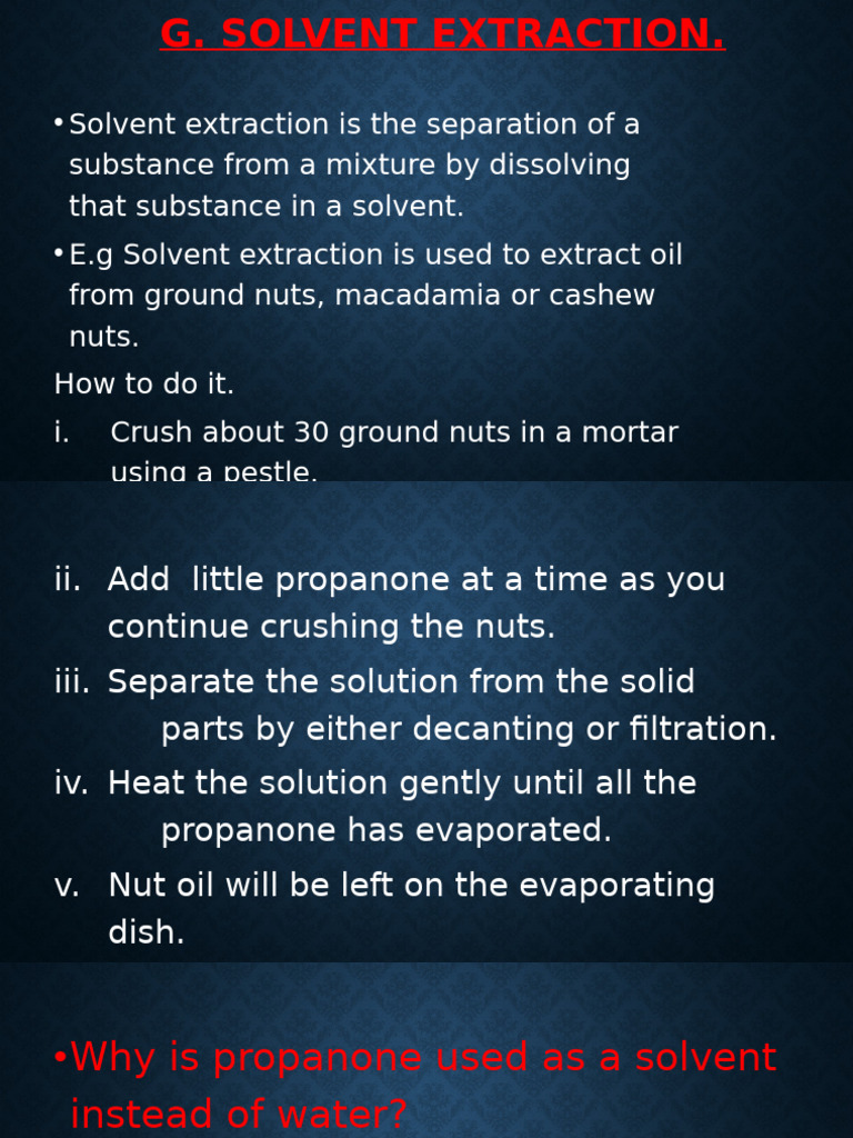 Solvent Extraction Crystallization The Applications of The Method of ...