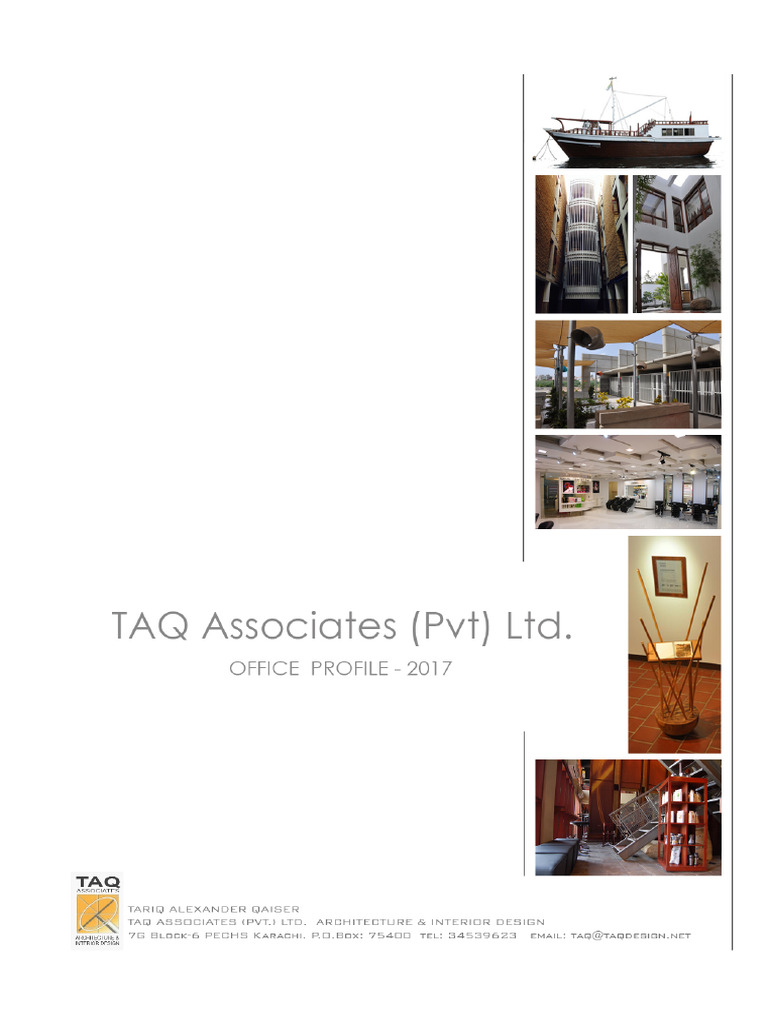 18082017-TAQ Associates Profile | PDF | Karachi