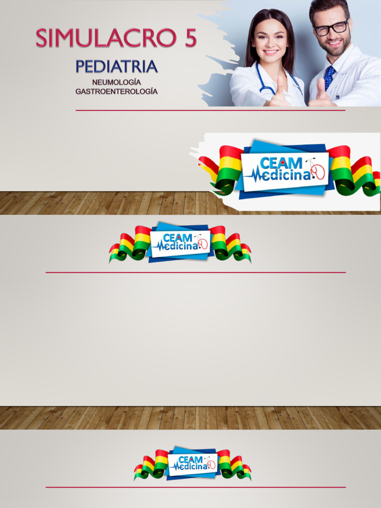 Simulacro 5 - Alumnos | PDF | Neumonía | Diarrea