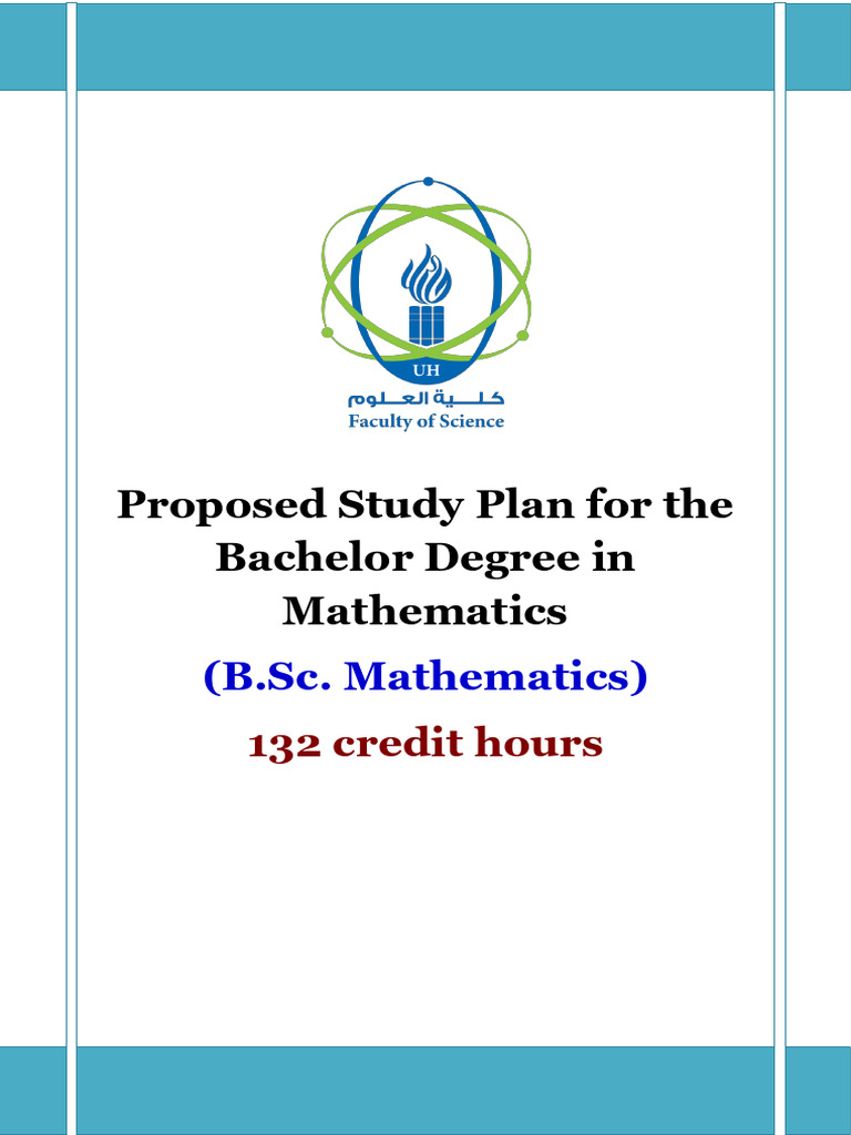 B.Sc. Mathematics Study Plan Overview | PDF | Mathematics ...