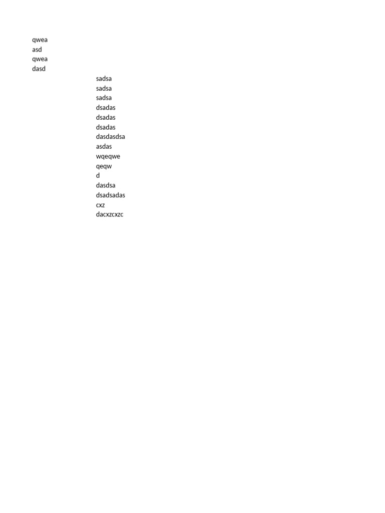 Qwea Asd Qwea Dasd Sadsa Sadsa Sadsa Dsadas Dsadas Dsadas Dasdasdsa ...