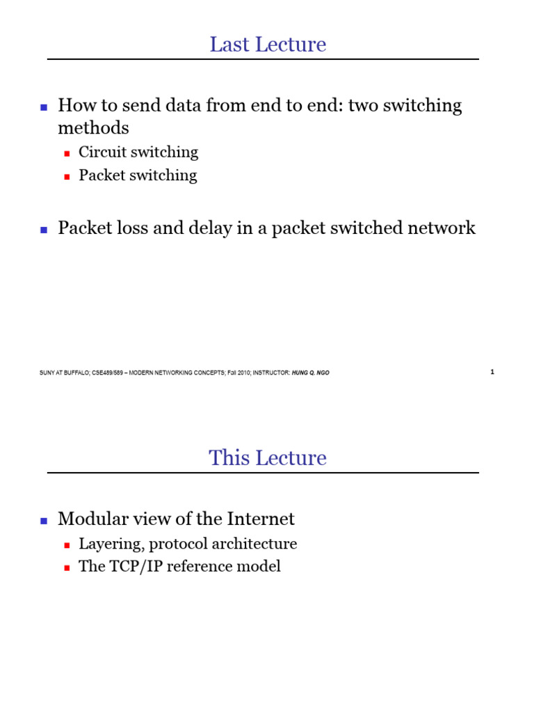 4 - modular view | PDF | Computer Network | Internet Protocol Suite