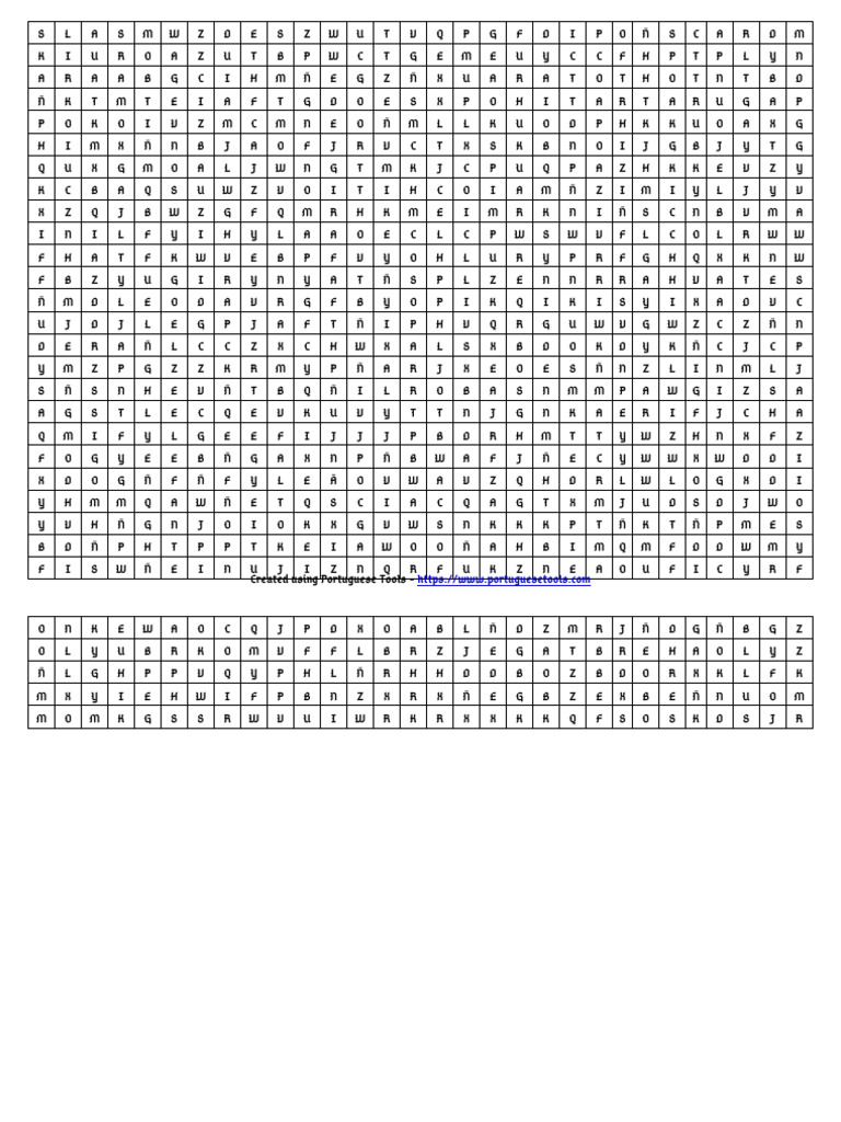 Word Search Creator | PDF