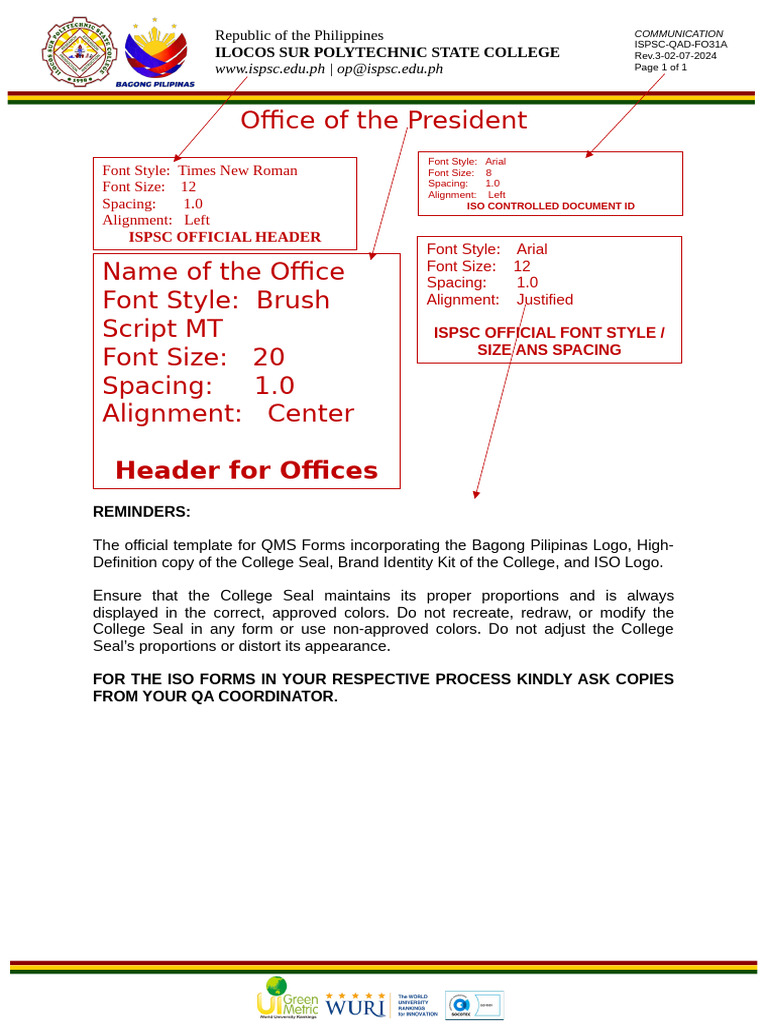 2025-ISO-FORMS-GENERAL-GUIDELINES | PDF
