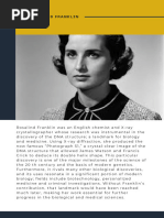 Rosalind Franklin: DNA Pioneer and Chemist | PDF | Francis Crick ...