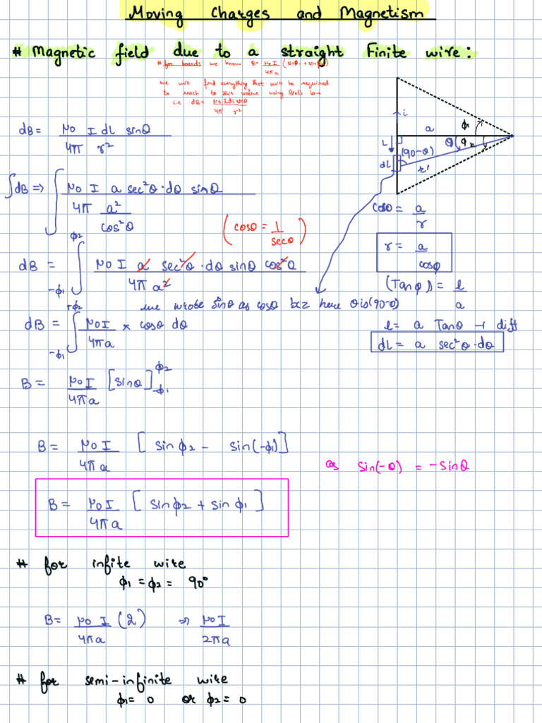 Derivations_- physics 2 | PDF | Electrical Engineering | Physical Quantities