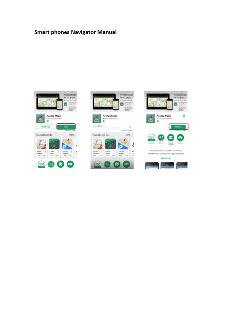 Offline Maps Guidance | PDF