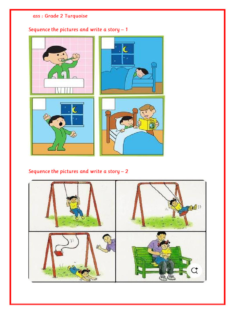 Sequence The Pictures | PDF