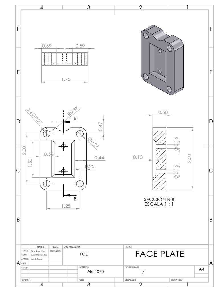 Mendez de La Luz David Face Plate | PDF