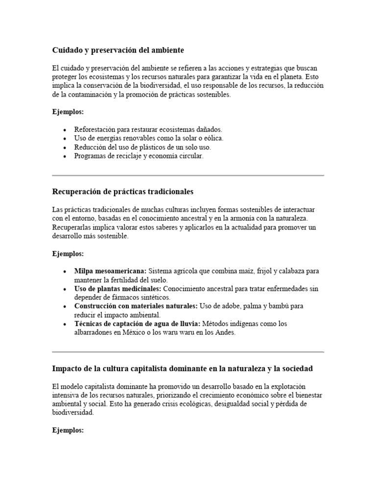 Cuidado y preservación del ambiente | PDF | Sustentabilidad | Contaminación