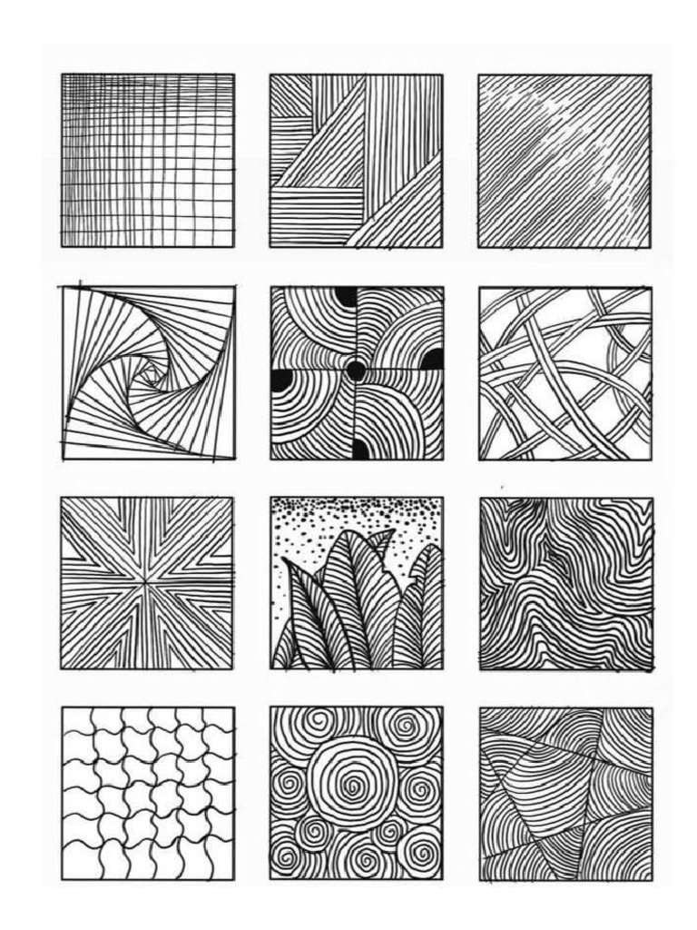 Dibujos de Zentangles | PDF