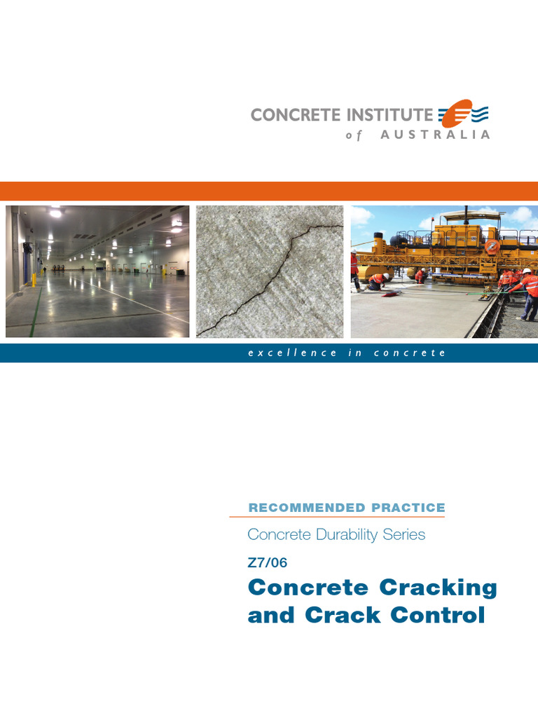 Z7 Concrete Durability Series - 06 Concrete Cracking and Crack Control ...