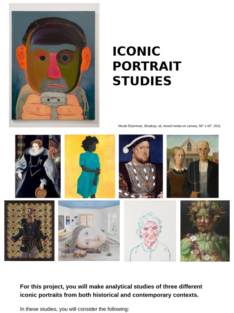 07 Portrait Studies GenEd-1 | PDF | Drawing | Paintings