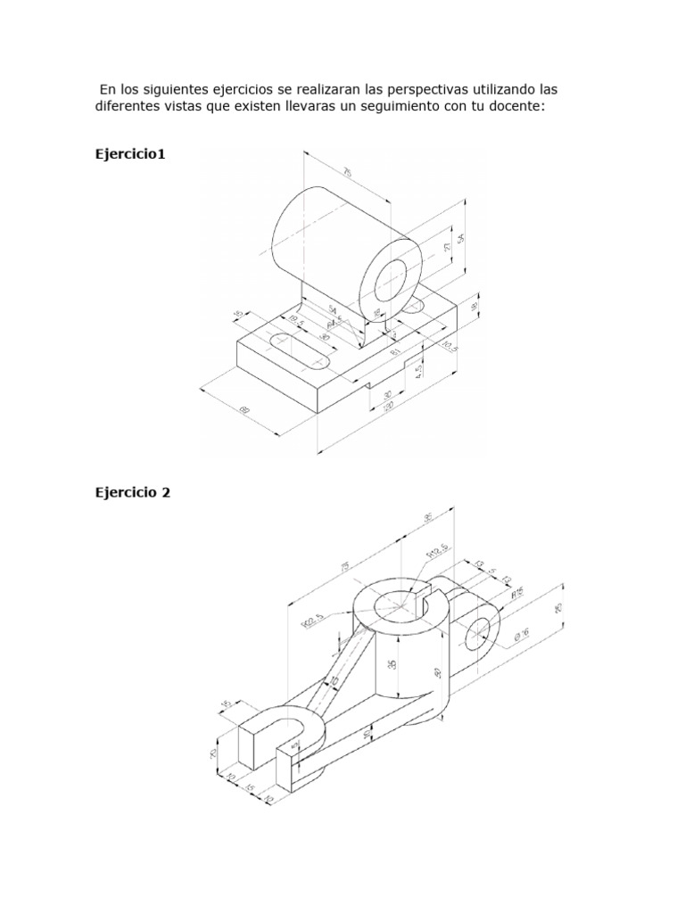 Ejercicios Perspectivas | PDF