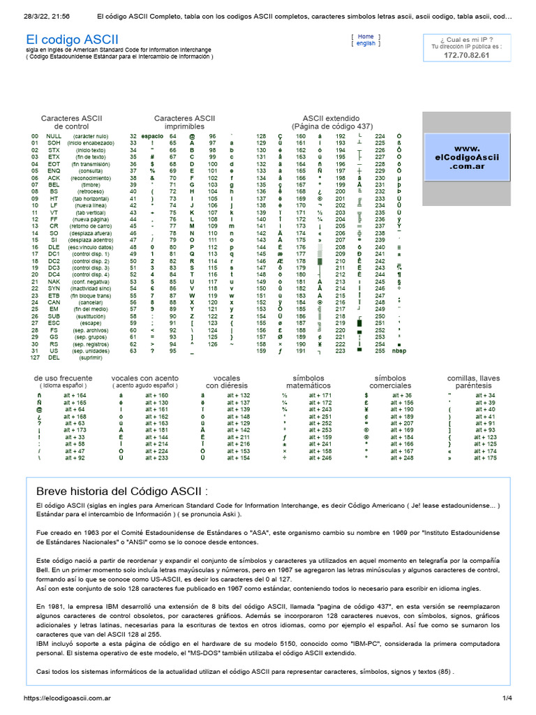 Ascci | PDF | Lingüística | Convenciones de nombres