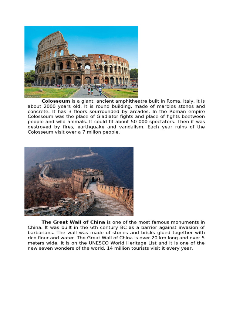 Landamarks Around The World | PDF